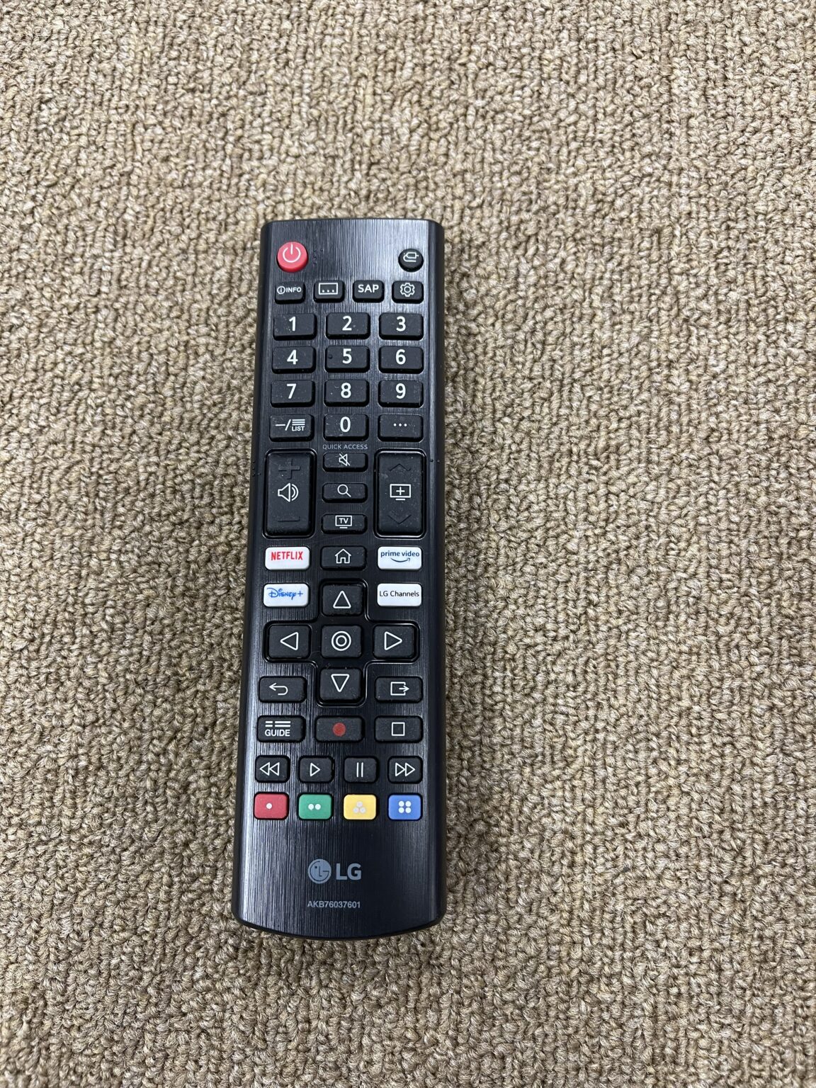 Genuine LG Smart Tv Remote Model AKB76037601 – ZBD Auction
